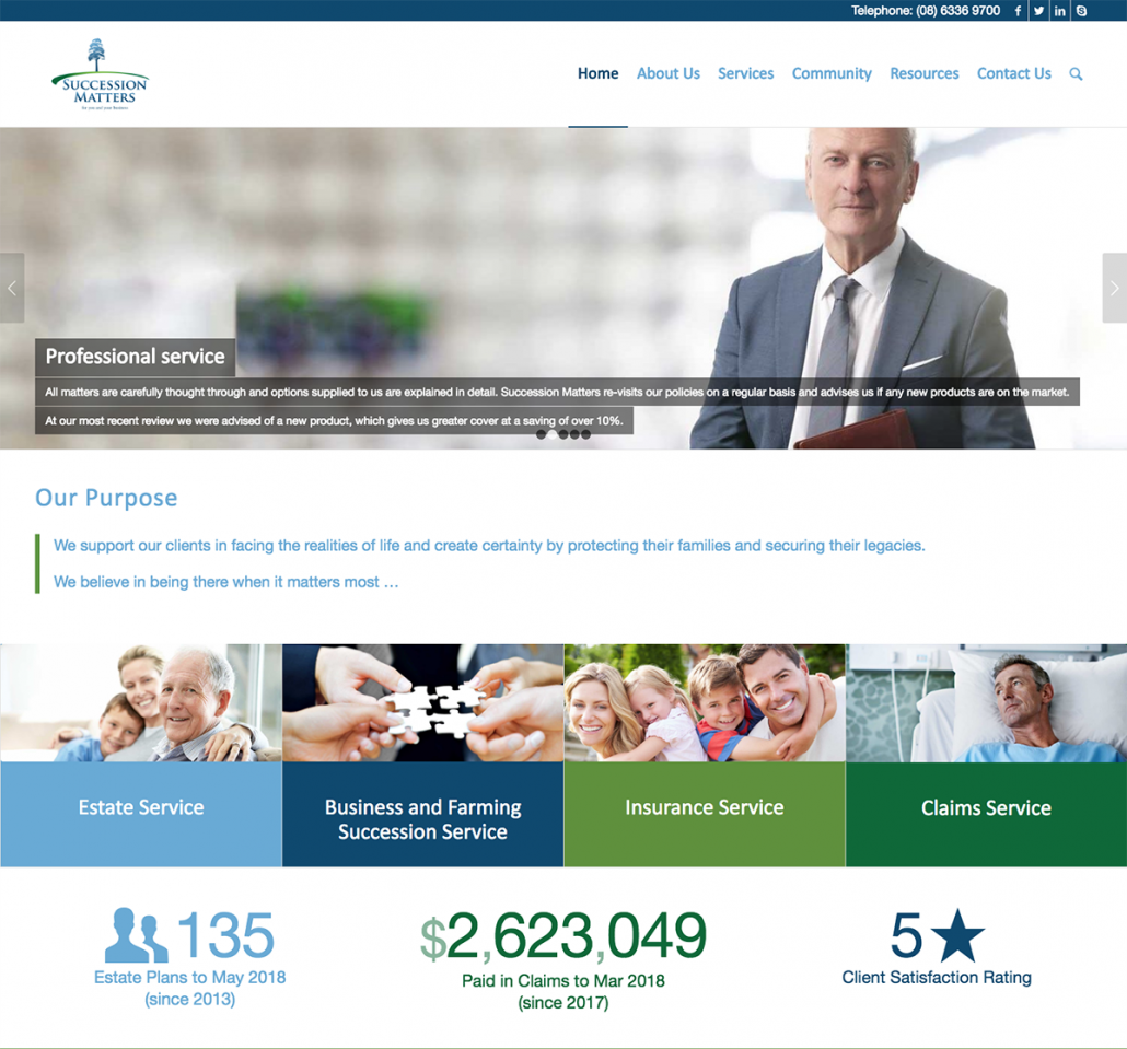 NEW Website and Services - Succession Matters